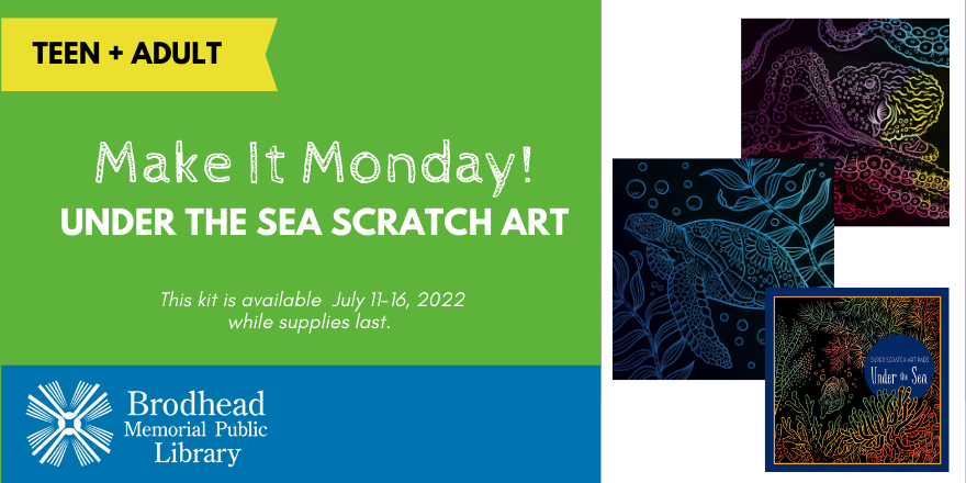 Make It Monday: Under the Sea Scratch Art | Brodhead Memorial Public ...