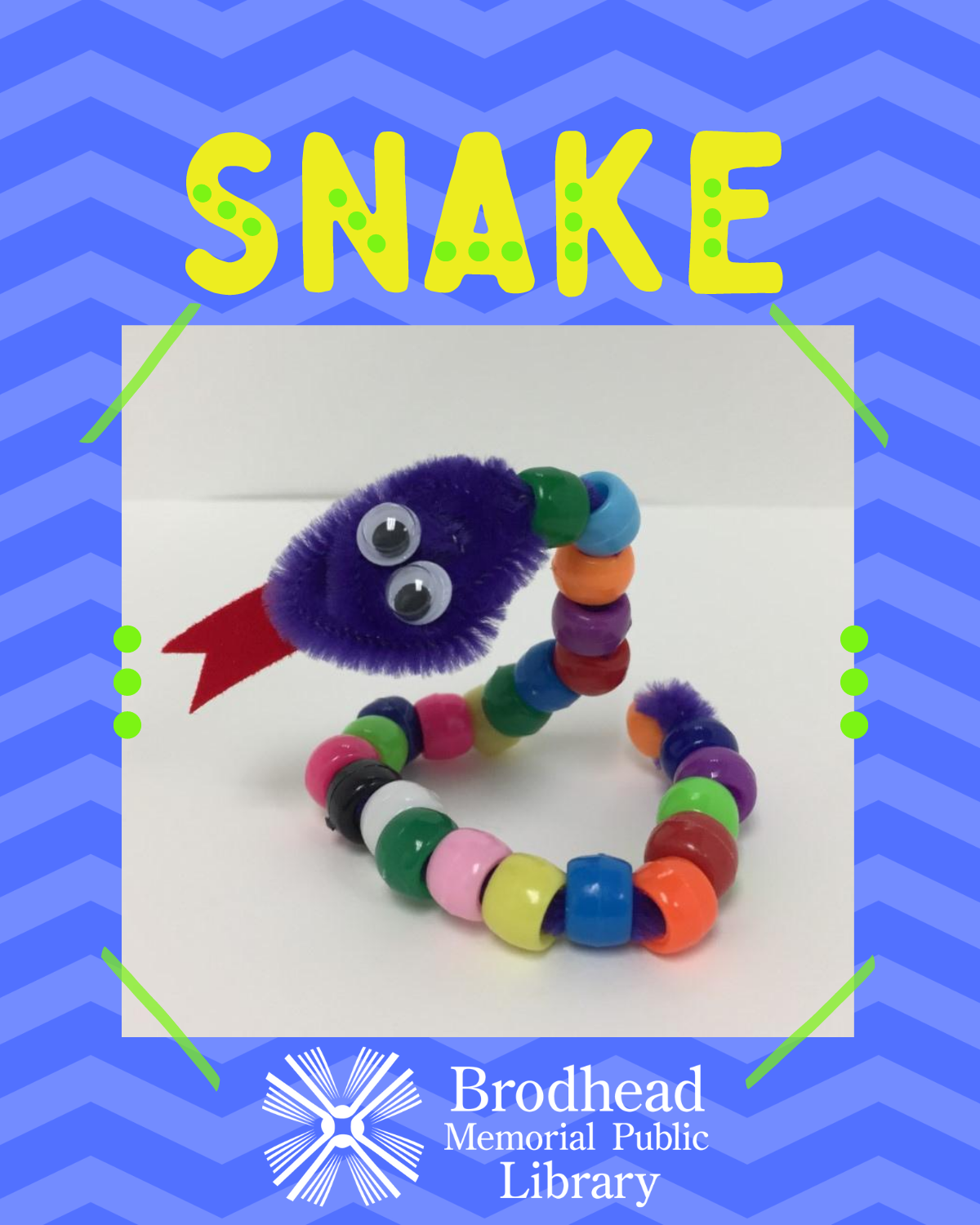 Ssssnake Craft Kit | Brodhead Memorial Public Library